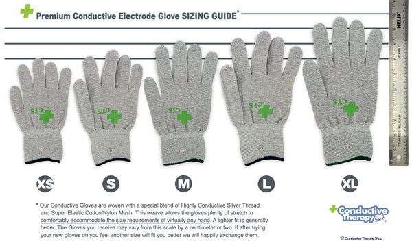 Conductive Electrode Glove Pair – Conductive Therapy Shop