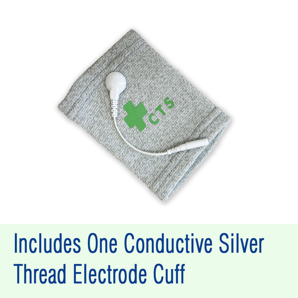 Premium Conductive Silver Thread TENS Electrode Cuffs Package for Pain ...